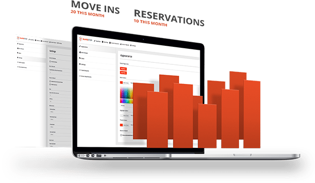 RapidStor Move Ins and Reservations Screens – Online contactless Move-Ins